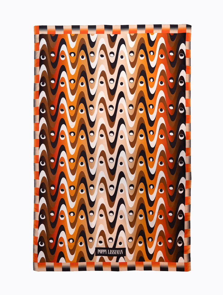 Squiggle Orange Sarong – Poppy Lissiman US