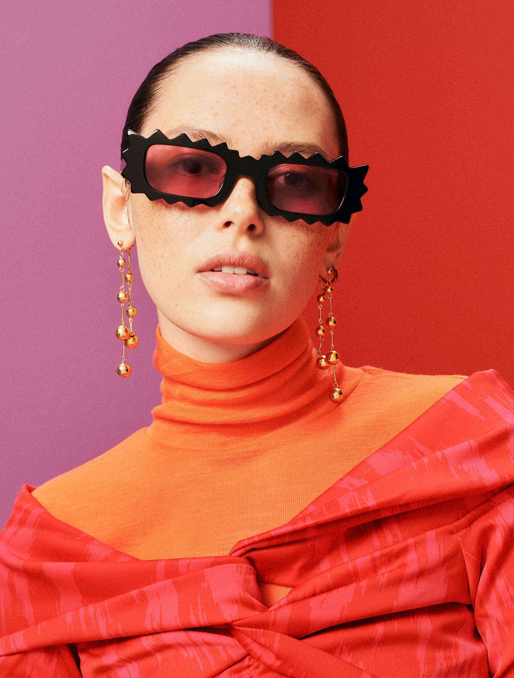 Zig Zag - Black / Pink – Poppy Lissiman US