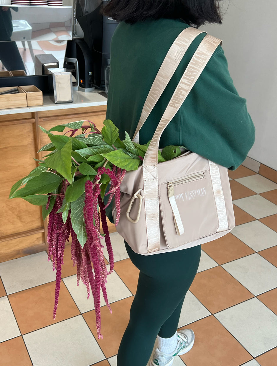Skutty Flap Small Tote - Mushroom – Poppy Lissiman US