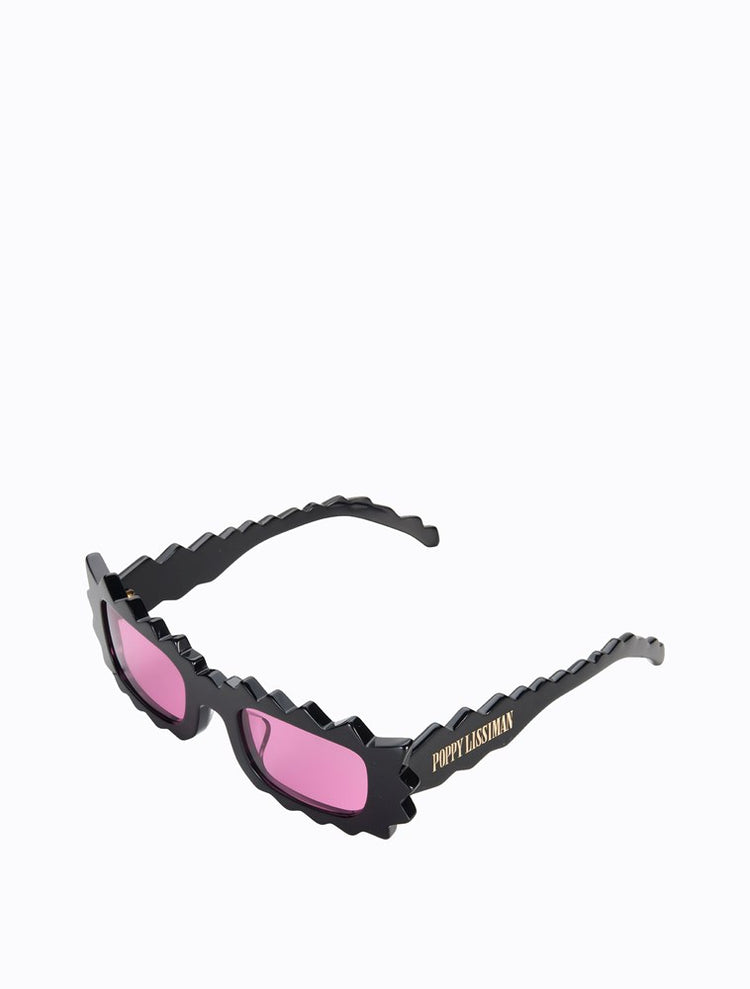 Zig Zag - Black / Pink – Poppy Lissiman US